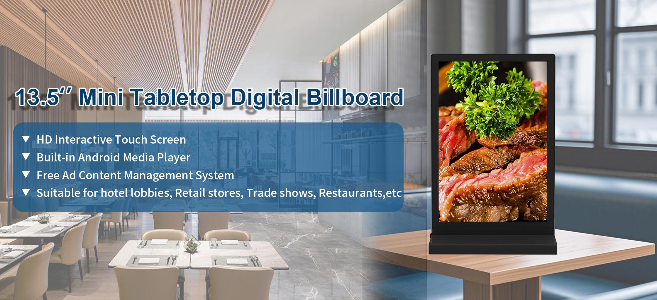 desktop digital signage display