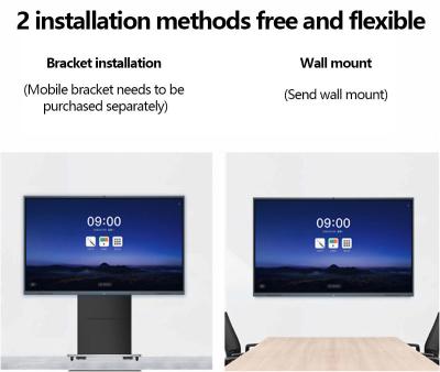 China 65 75 86 inch interactive flat panel display for sale