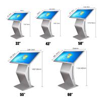 China Indoor Windows/Android Information Touch Kiosk 32-65 Inch With 4K Resolution for sale
