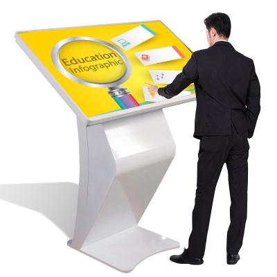 China WIFI Inch Wide Touch Screen Kiosk Viewing Angle Free Standing for sale