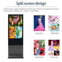 China Touch Screen Digital Signage Advertising Totem Indoor 55 Inch Interactive for sale