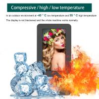 China 55 Inch Interactive Exterior Digital Signage Totem Ultra Bright Waterproof for sale