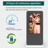China 55 Inch Interactive Exterior Digital Signage Totem Ultra Bright Waterproof for sale