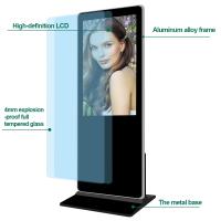 China Interactive Floor Standing Digital Signage Touch Screen Lcd Display Indoor Totem for sale