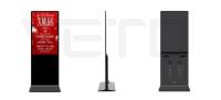 China Free CMS Vertical LCD advertising player Indoor Totem 55 Inch For Retail Stores for sale