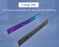 China 23.1-38.5 Inch Custom LCD Bar Display with 1920×540 Resolution and Touch Screen for Retail Advertising for sale