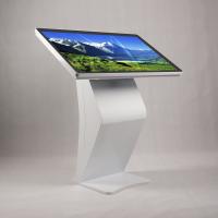 China 43-inch Interactive Kiosk Floor Stand with 4K Full HD Touch Screen, 1920×1080 Resolution and Multiple System Options for sale