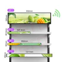 China 23.1 Inch Custom Size Strip Ultra Wide Bar LCD Screen Advertising Display For Shelves for sale