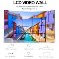 China Indoor 700cd/m2 LCD Video Wall Monitor LCD Advertising Display Narrow Bezel for sale
