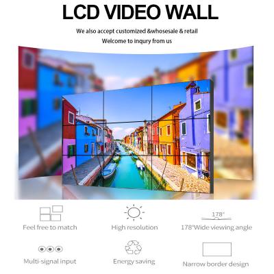 China Indoor 700cd/m2 LCD Video Wall Monitor LCD Advertising Display Narrow Bezel for sale