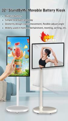 China 32-inch Capacitive Touch Screen Android TV Wireless Display with 1920×1080 Full HD and 230WH Battery for sale