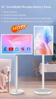 China 32 Inch Android 12 Stand By Me Touch Screen Android TV With Stand Battery WIFI for sale