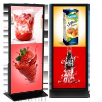 China 70 Inch Indoor Touch Screen Totem , 178° Visual Angle LCD Advertising Kiosk for sale