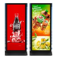 China Indoor Touch Screen Advertising Kiosk CMS Software LCD Displays Splicing Use for sale