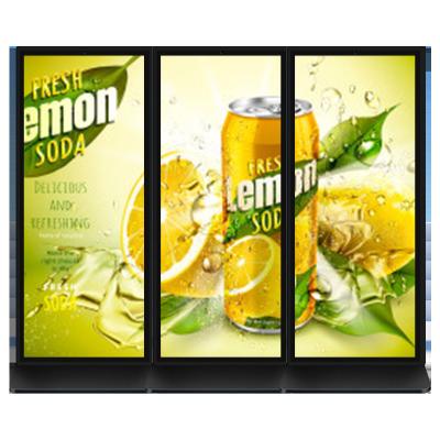 China Indoor Touch Screen Advertising Kiosk with 70 inch LCD Displays and 500 cd/m2 Brightness for sale