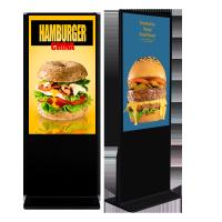 China 43 49 55 65 Inch Floor Standing LCD Display Advertising Screen Digital Signage Kiosk for sale