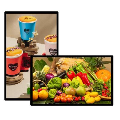 China VETO 21.5 27 32 43 Inch Touch Screen Menu Board Wall Mount LCD Advertising Display for sale