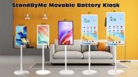 China VETO Portable Smart TV Narrow Bezel Wireless Moving Android 12 Interactive Smart Display for sale