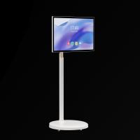 China VETO Portable Smart TV Display On Wheels Android Touch Screen With Movable Battery Stand for sale