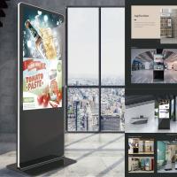 China VETO 43 Inch Floor Standing Digital Signage Advertising Display Kiosk With 7*24 Auto Media Player for sale