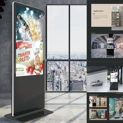 China VETO 43 Inch Floor Standing Digital Signage Advertising Display Kiosk With 7*24 Auto Media Player for sale