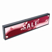 China VETO Androids Ultra Wide Digital Shelf Edge Advertising Screen High Contrast Bar LCD Display For Retail Store for sale