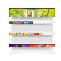 China VETO 29 Inch Bar Lcd Display For Supermarket Shelves Ultra Wide Stretched Bar Screen HD Advertising Video Player for sale