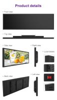 China VETO Shelf Edge Stretched Bar LCD Screen Supermarket WiFi Network Advertising Display for sale