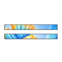 China VETO Ultra Thin Wall Mount Stretched Bar LCD Display 23.1 Inch Indoor Shelf Edge Advertising Screen for sale