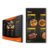 China VETO Touch Screen Menu Board Ultra Narrow Bezels Frameless Digital Signage For Retail Store for sale