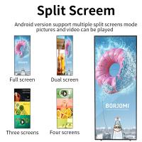 China VETO 70 Inch 4K Resolution LCD Advertising Display Portable Digital Signage with Wheels for sale