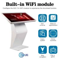 China 4K Resolution Interactive Kiosk with 10 Point IR Touch and 60000 Hours Lifespan Digital Signage for sale