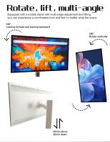 China VETO 32 Inch 4K Resolution Portable Touch Screen Display with Battery for Video Learning for sale