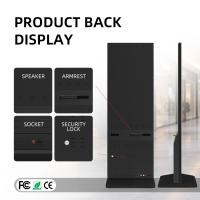 China VETO 43 Inch Floor Standing LCD Advertising Player Ultra-thin Digital Signage Display Manufacturer for sale