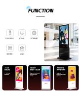 China VETO 43 Inch Floor Standing LCD Advertising Player Ultra-thin Digital Signage Display Manufacturer for sale