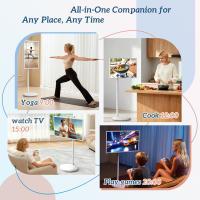 China VETO 32 Inch Portable Smart Screen 4K Resolution Wireless Movable TV Supplier for sale