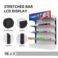 China VETO 35 Inch Ultra-Thin Wall-Mounted Bar LCD Display Manufacturer For Retail Shelves for sale