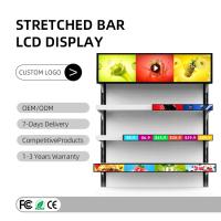 China VETO 35 Inch Ultra-Thin Wall-Mounted Bar LCD Display Manufacturer For Retail Shelves for sale