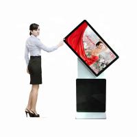 China 55 Inch Indoor Floor Standing Touch Screen Kiosk with 60000 Hours Life and 1920x1080 Resolution for sale
