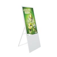 China 43-inch 4K Portable Digital Signage Display with 941.18×529.41mm Screen Area and 450 cd/m² Brightness for sale