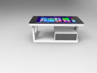 China 43-Inch All-in-One Interactive Touch Screen Coffee Table with Full HD 1920x1080 LCD Panel and 10-Point Capacitive Touch for sale