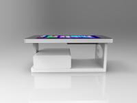 China 55-Inch Interactive LCD Touch Screen Table with 500 cd/m² Brightness and 60,000 Hour Lifespan for sale
