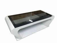 China 43 Inch LCD Touch Screen Coffee Table with 4mm Tempered Glass and 1920x1080 Resolution for sale
