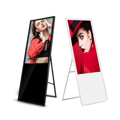 China 43 Inch Clothing Store Portable LCD Display with 1920x1080 Resolution and 450 cd/m² Brightness for Digital Advertising for sale