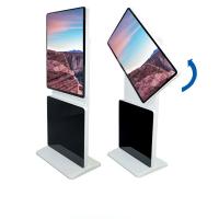 China 55 Inch Rotating Kiosk Display with PC System - 1920x1080 Resolution, 178° Viewing Angle, Aluminum Frame for sale