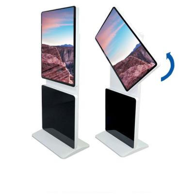 China 55 Inch Rotating Kiosk Display with PC System - 1920x1080 Resolution, 178° Viewing Angle, Aluminum Frame for sale