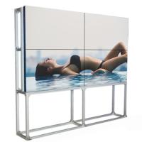 China 49 Inch Floor Standing LCD Video Wall with 1.8mm Narrow Bezel, 450 Nits Brightness and 178° Viewing Angle for sale