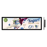 China VETO 23.1 28 29 35 Inch Stretched Bar Lcd Display Ultra Thin Bar Shelf Advertising Digital Signage for sale