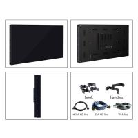 China Dustproof Commercial Video Wall 4×4 Floor Stand 3.5mm Bezel Wide Viewing Angle for sale