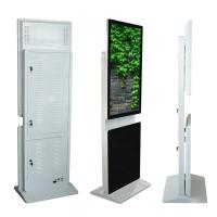 China 43-Inch 360° Rotating Kiosk Display with 400 Nits Brightness and Built-In Ventilation System for Digital Signage for sale